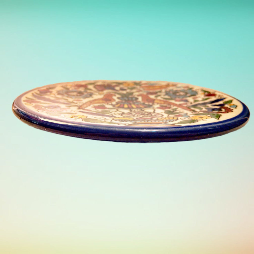 Love Birds Wall Plate | Couples Love Ceramic Art